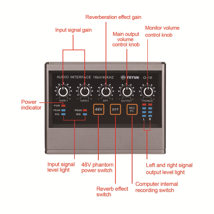 Buy China Wholesale Teyun Q16 Professional Microphone Recording Sound ...