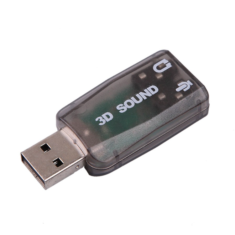 Hot Mini External 3d Usb Sound Card 5.1 Channel Audio Card Adapter 3 ...