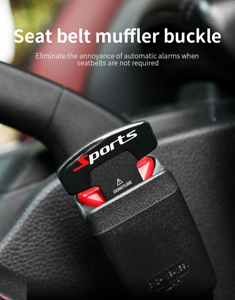 Universal Car Seat Belt Buckle Lock Auto Tongue Clip Car Seat Safety ...