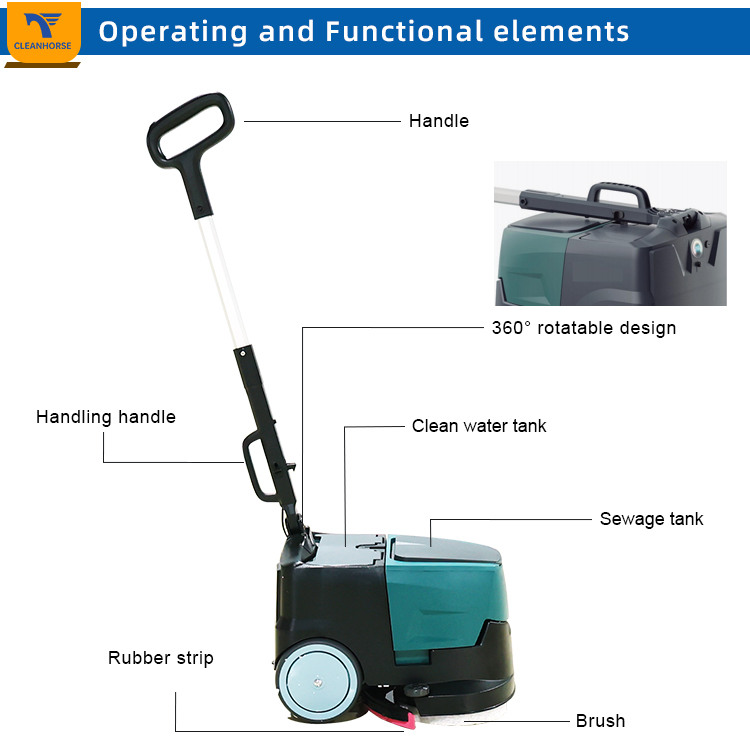 Cleanhorse Small Vacuum Size Mission To Clean Tile Floor Mini Floor ...