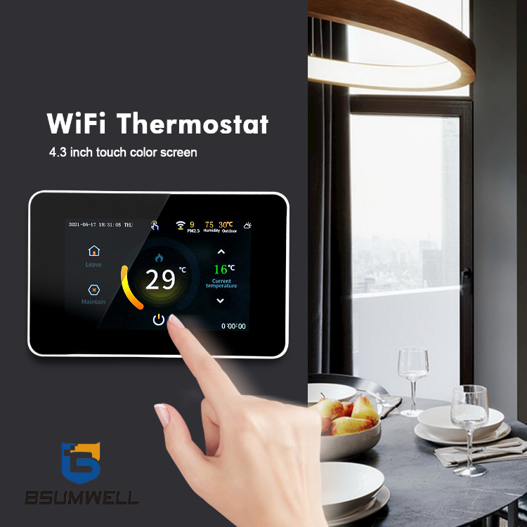 Buy Wholesale China Smart Wifi Automatic Thermostat Digital Touch ...