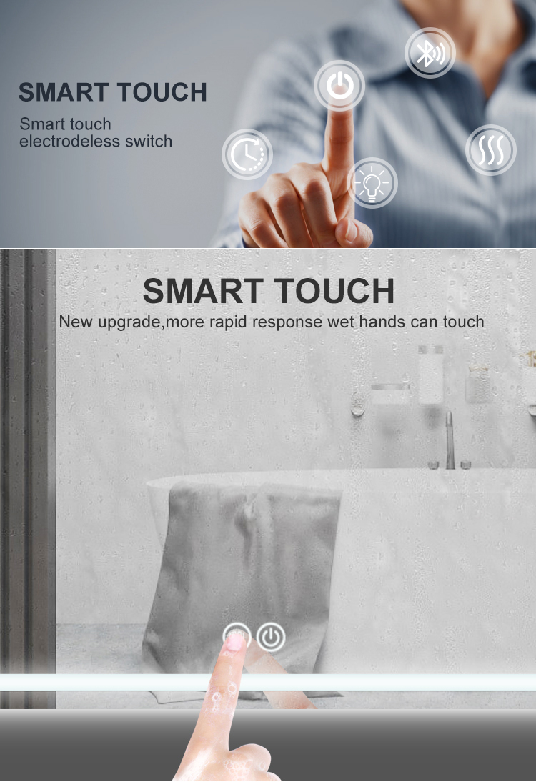 Minimalist Style Mirror With Led Light Led Mirror With Backlight Mirror ...