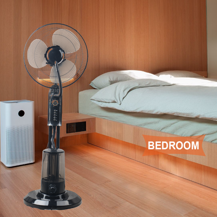 16 Inch Wholesales Remote Control Electric Fan Stand Floor Humidifier ...