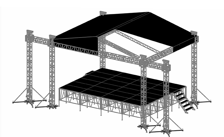 Buy Wholesale China Customized Height Speaker Truss Line Array Speaker ...