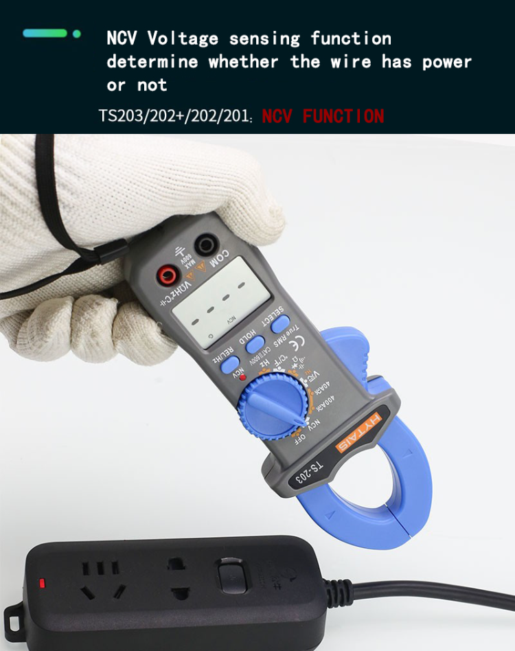 Hytais Ts203 Ac Dc Current Clamp Meter Multimeter True Rms Diode Clamp Meters $17.01 - Wholesale ...