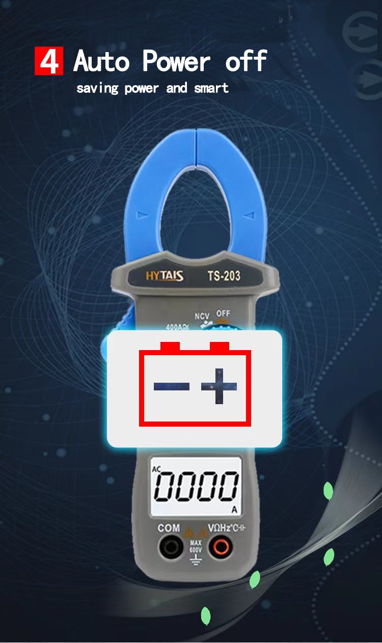 Hytais Ts203 Ac Dc Current Clamp Meter Multimeter True Rms Diode Clamp Meters $17.01 - Wholesale ...