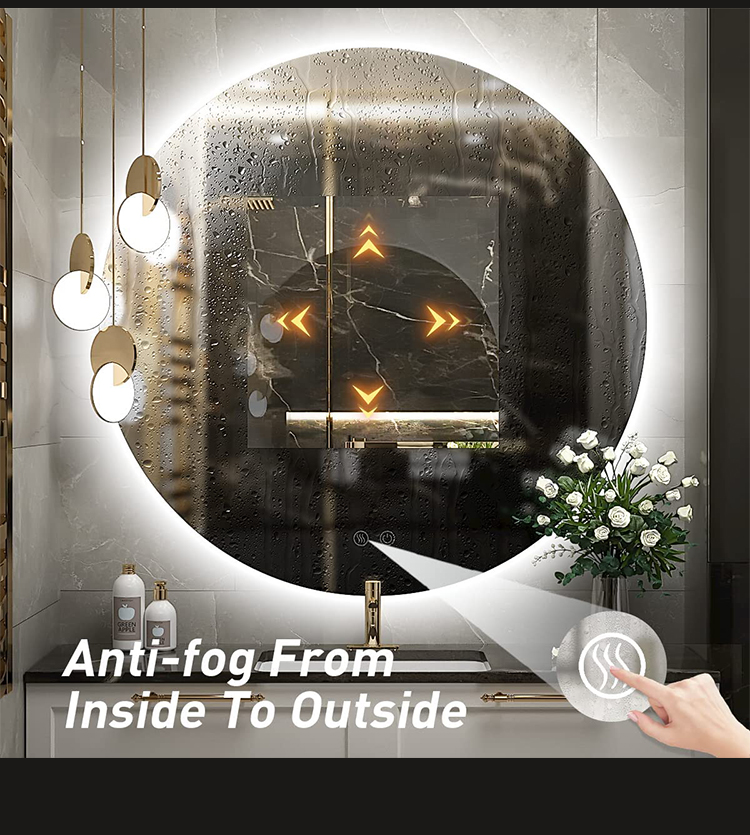 Buy China Wholesale Contemporary Electronic Miroir Anti Fog Led Smart ...