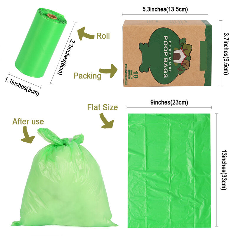 Buy Wholesale China Leak Proof Biodegradable 270 Pbat Pla Pet Poop Biodegradable Dog Poo Bags ...