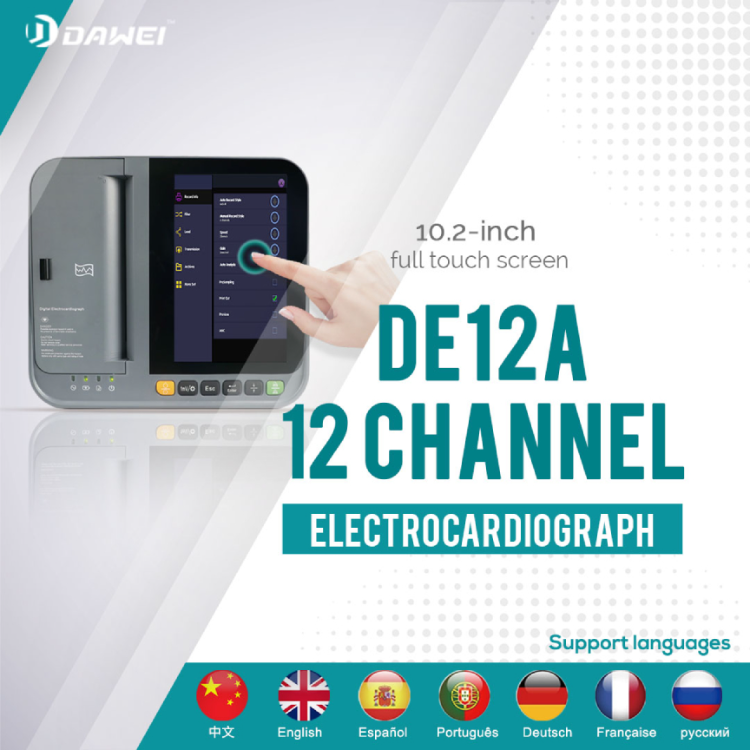 Dawei 12 Lead Ekg 12 Channel Ecg Machine - Explore China Wholesale Ekg ...