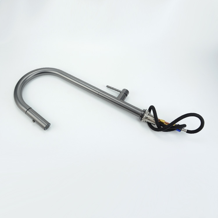 Buy Wholesale China Single Handle Mixer Matt Black Pull Out Spring ...