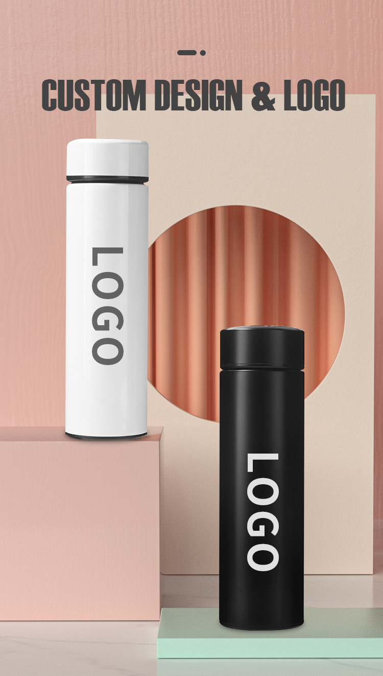 Factory Oem Led Temperature Display Thermal Vacuum Flasks Thermos Cup Stainless Steel Led Smart ...