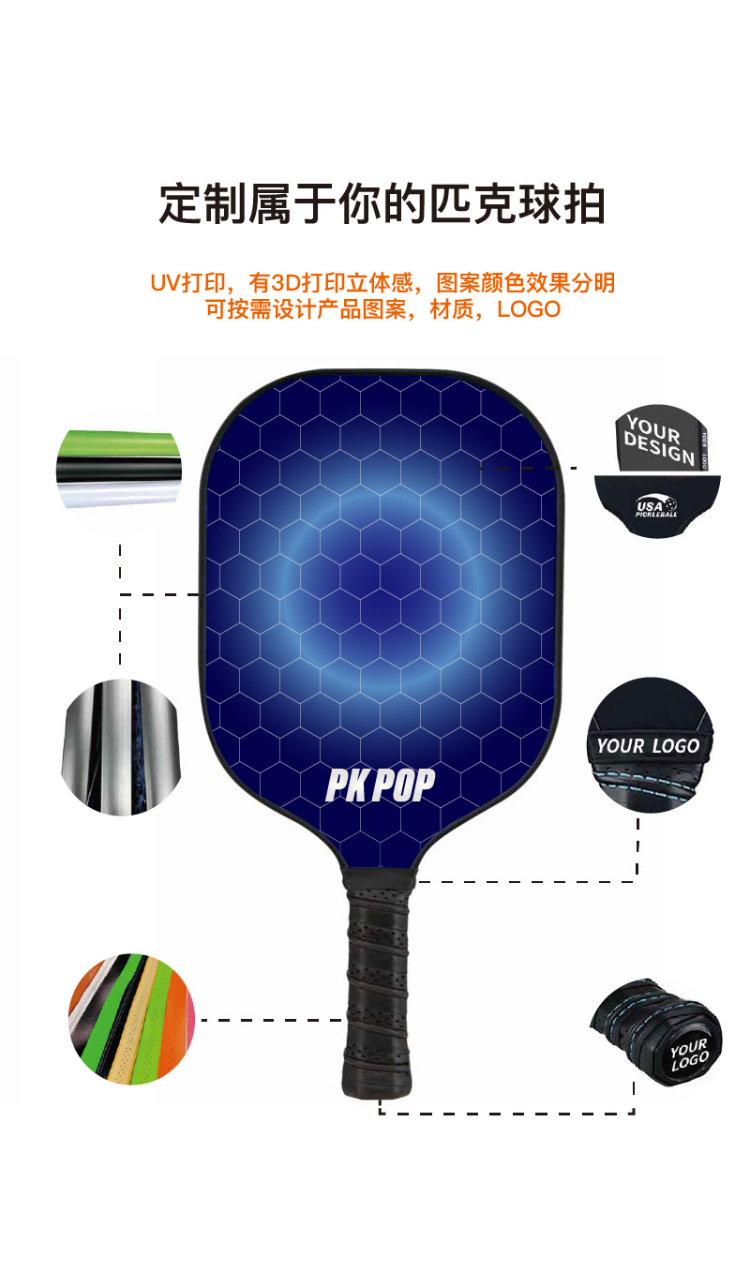 Bulk Buy China Wholesale Custom Grip Logot700 Mini Carbon Fiber Pickle ...