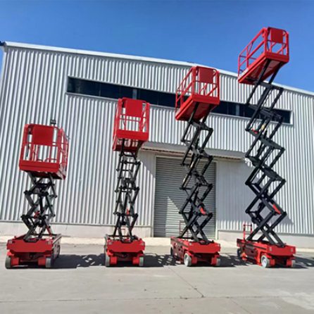Battery Powered 220v Work Platform Lift Machines Scissor Lift Platform ...