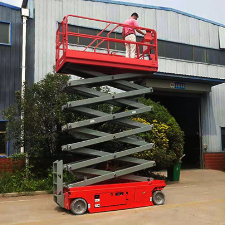Battery Powered 220v Work Platform Lift Machines Scissor Lift Platform ...
