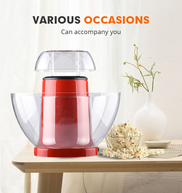 Buy Wholesale China Large Lid Hot Air Popper Popcorn Maker For Movie ...