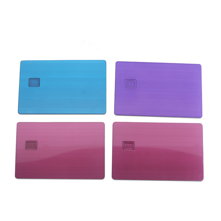 Customized Laser Stainless Steel Brushed Nfc Metal Business Card Chip ...