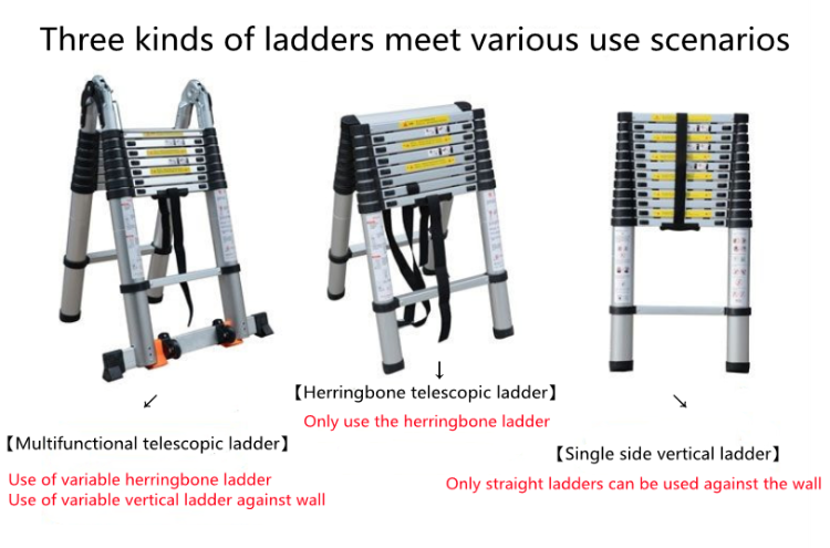 Buy Wholesale China China Trade Aluminum 3 Step Folding Ladder/stick ...