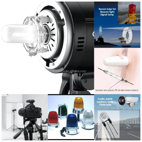 Replacement 500w 1000w Round Photographic Studio Strobe Flash Tube With ...