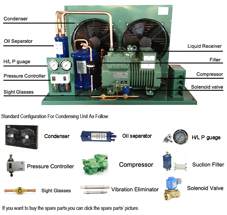 Buy Wholesale China Single Phase Gas R404 Bitze Refrigeration ...