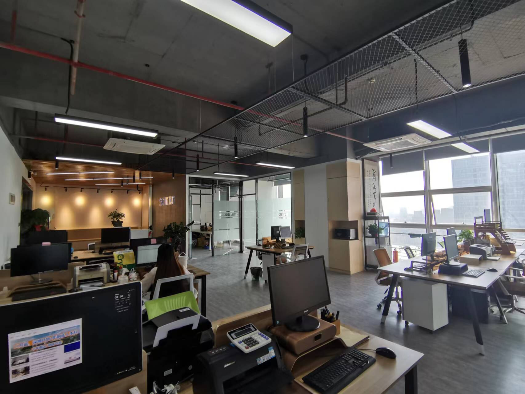 Buy Wholesale China Samdi Bamboo Dual Monitor Stand High Quality Long ...