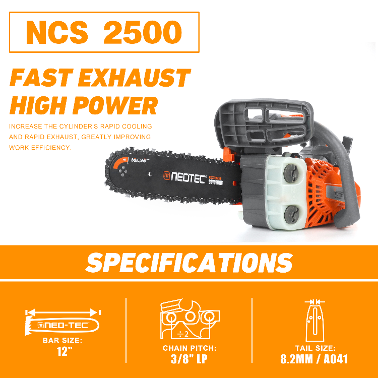 Cheap Gasoline Mini Chainsaw 25.4cc Petrol 6-12inch Power Efficient ...