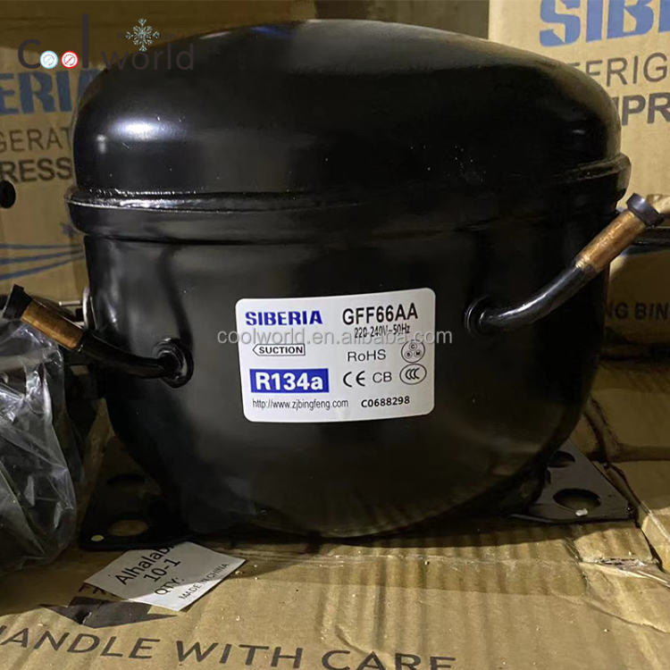 Siberia Refrigerator Compressor R134a 220v/50hz Gff66aa 1/4 Siberia ...