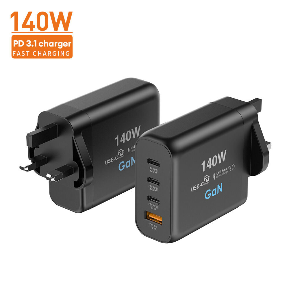 Vina Gan 140w 3c1a 4-ports Pd3.1 Fast Charger Mobile Phone Chargers Usb ...