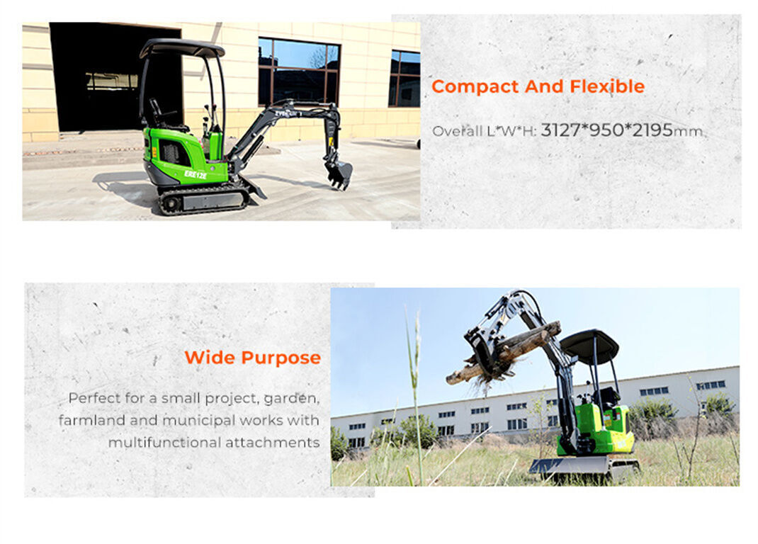 Buy Wholesale China Everun Ere12e 1100kg Small Digger Waterproof S355 ...