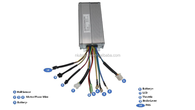 48v52v 2000w Ebike Conversion Kit With Option Battery Rear Hub Motor ...