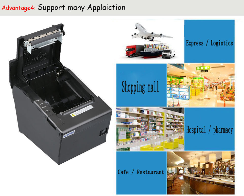 Buy Wholesale China 80mm Thermal Printer Usb Serial Bluetooth Pos ...