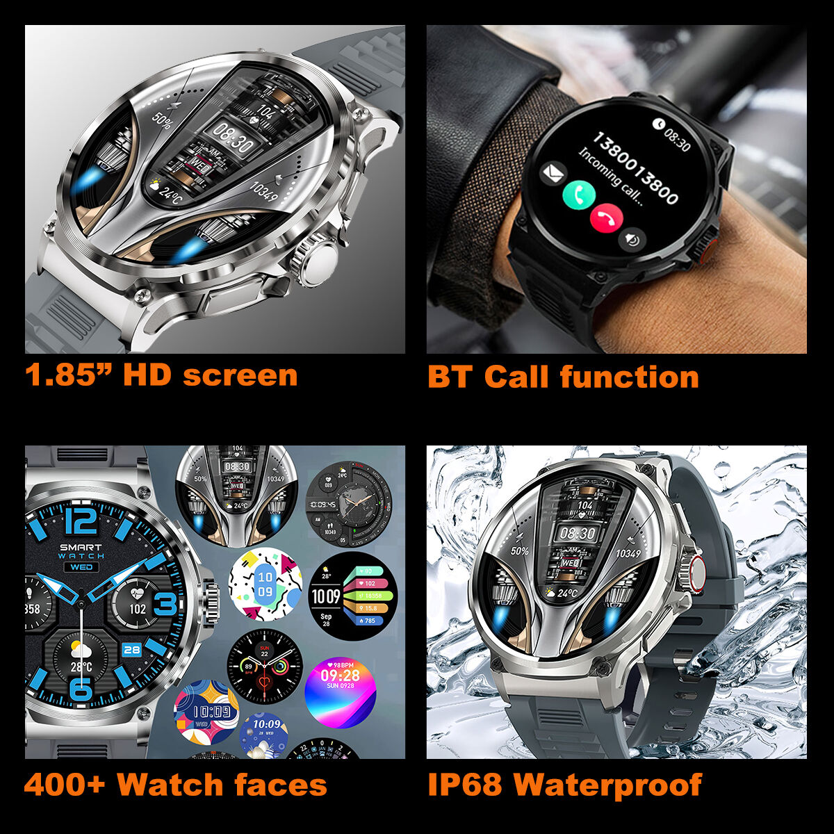 Buy Wholesale China New Bt 5.0 Nrd05 Big Screen 710mah Smart Watch ...