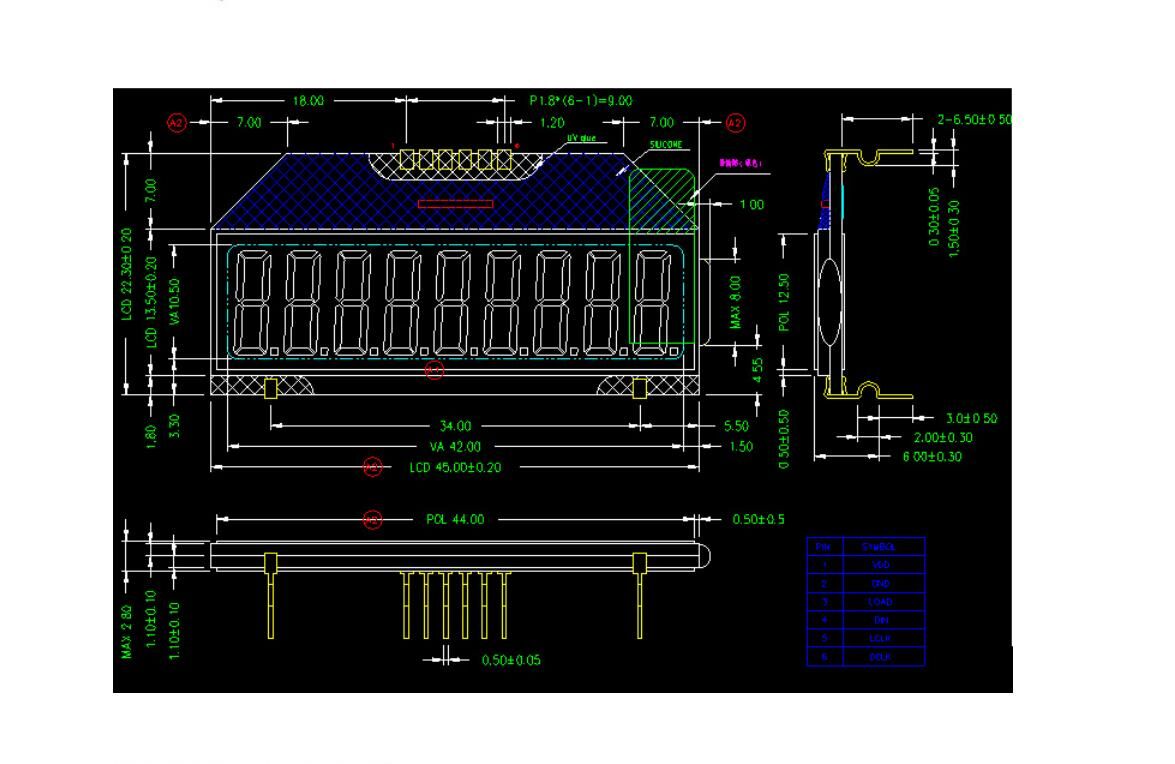Buy Wholesale China Segment Tn /postive /reflective Lcd Display,cog+pin ...