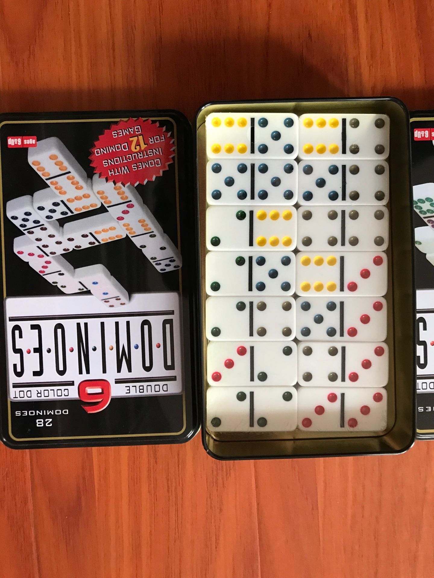 Buy Wholesale China Double 6 Colored Plastic Dominoes Pieces For Home ...