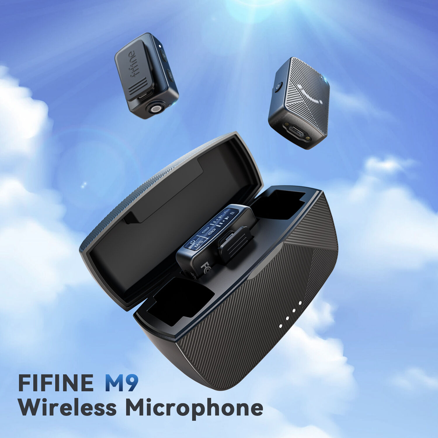 Buy Wholesale China Fifine Wireless Mic M9 Clip On Lavalier Microphone ...
