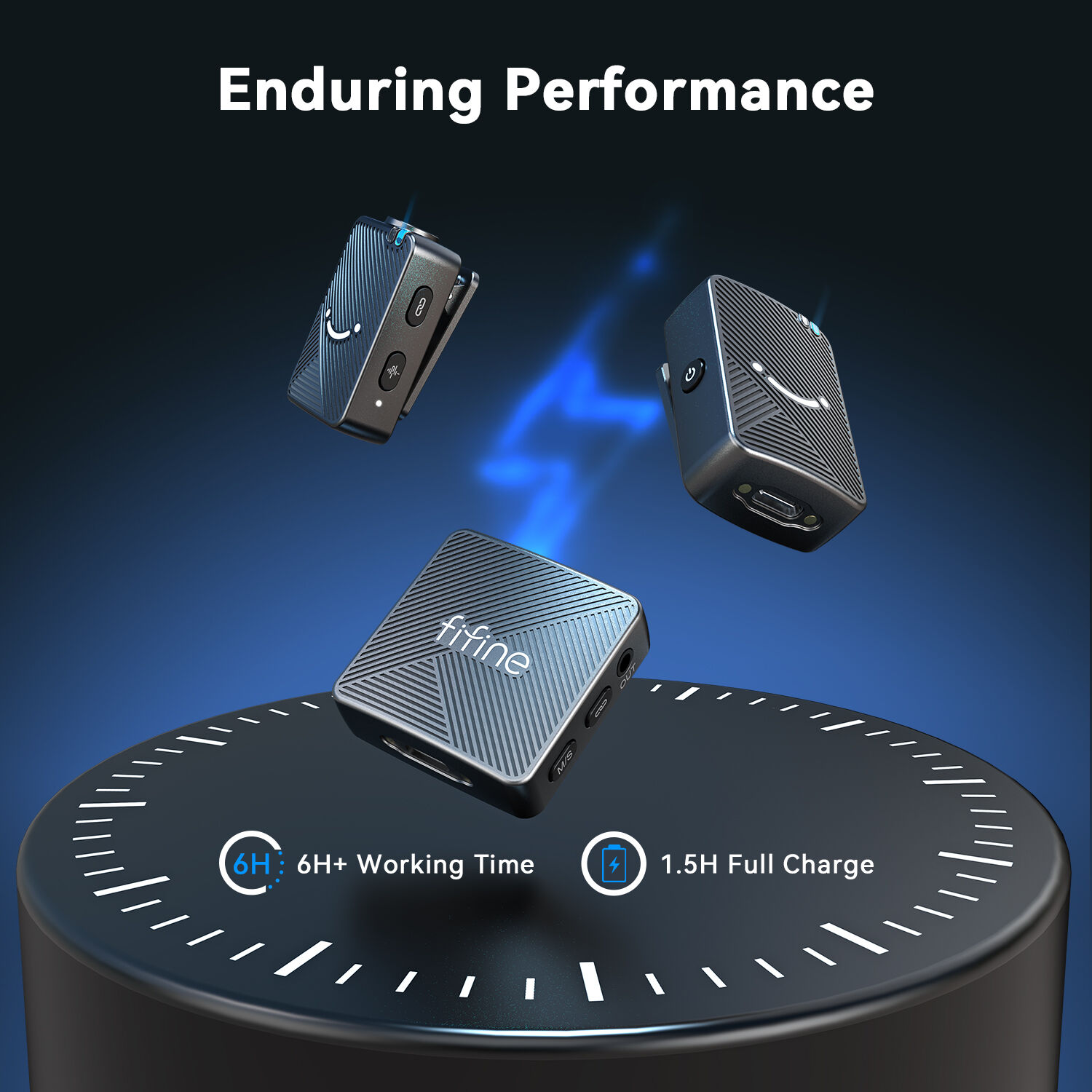 Buy Wholesale China Fifine Wireless Mic M9 Clip On Lavalier Microphone ...