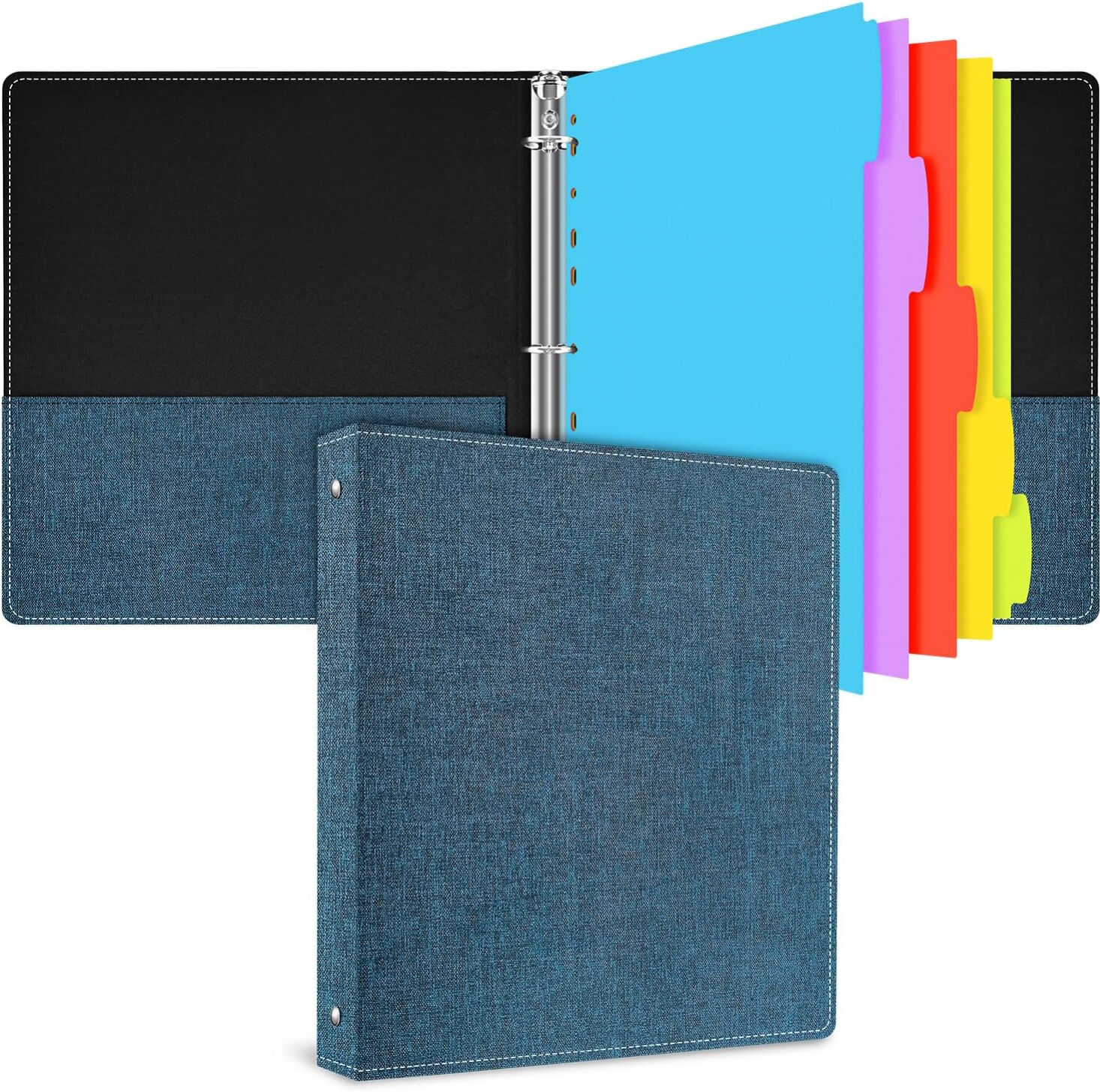 1 Inch 3 Ring Binder With Fabric Binder Divider 3 Ring Binder 1 Inch ...