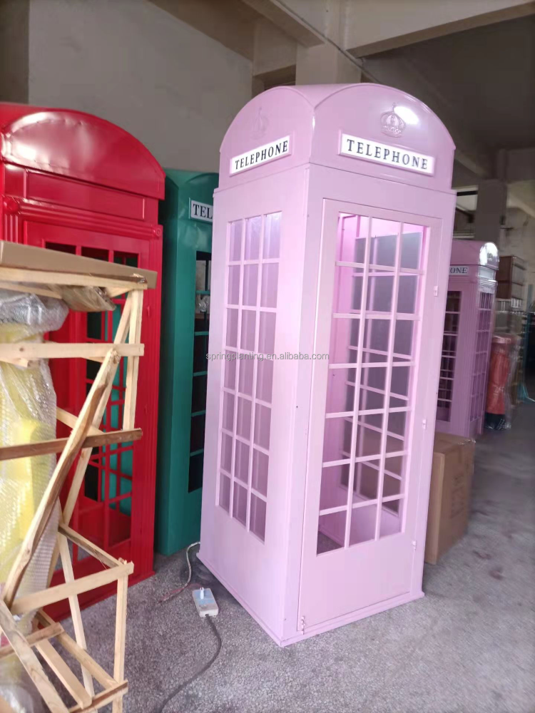 Buy Wholesale China Pink Telephone Booth Photography Props For Wedding ...