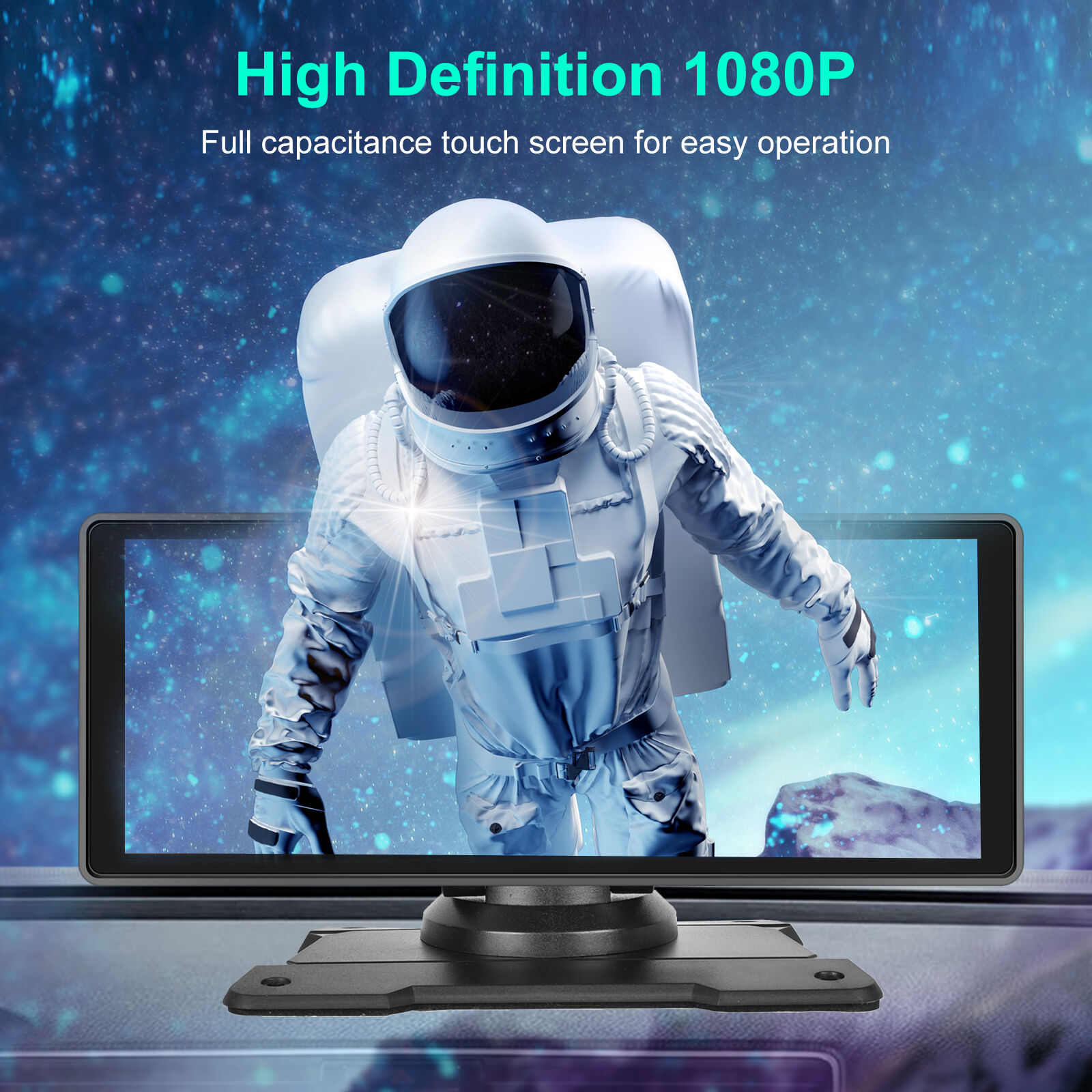 Podofo 10.26'' Portable Monitor Wireless Carplay & Android Auto Car ...