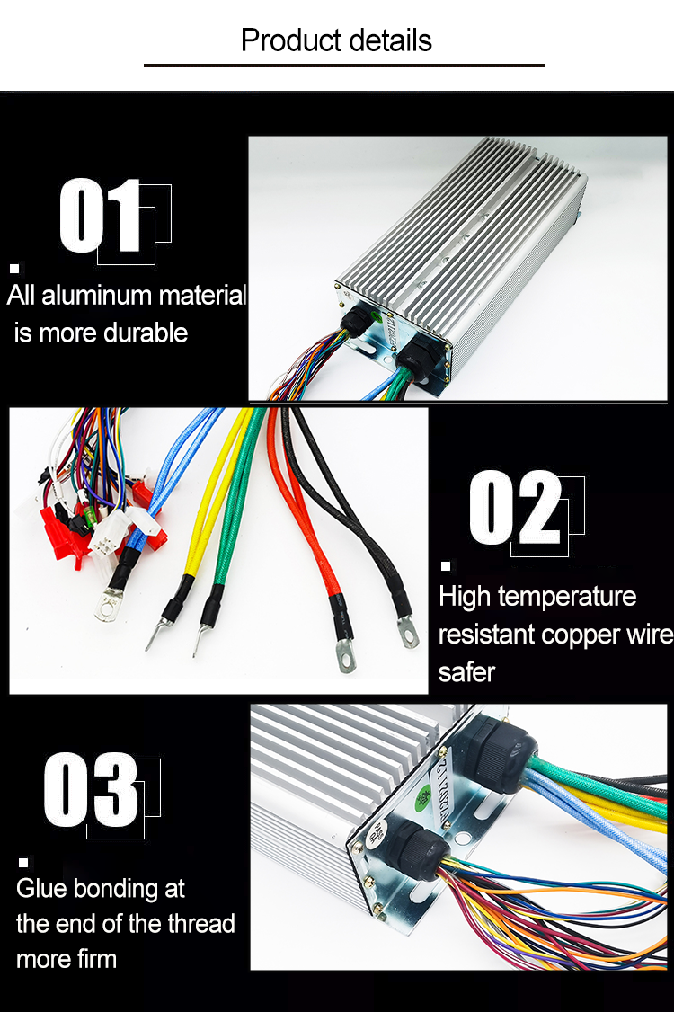 60v 1500w Electric Scooter Brushless Hub Motor Dc Controller Bldc ...