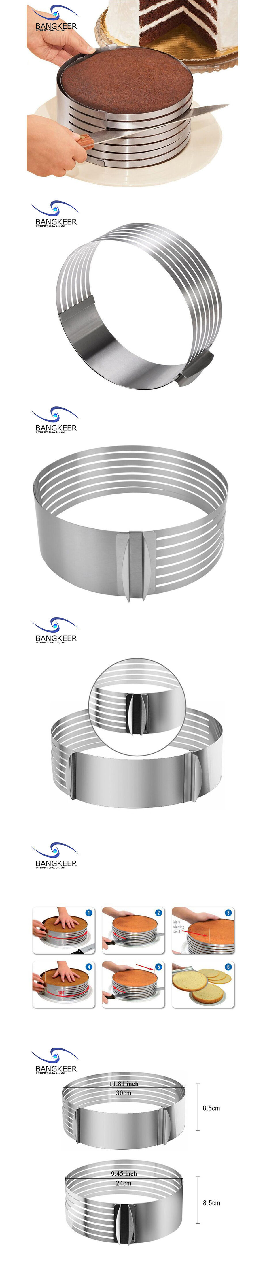 Manufacturer Cheap Price Stainless Steel Adjustable Cake Cutter Mould ...