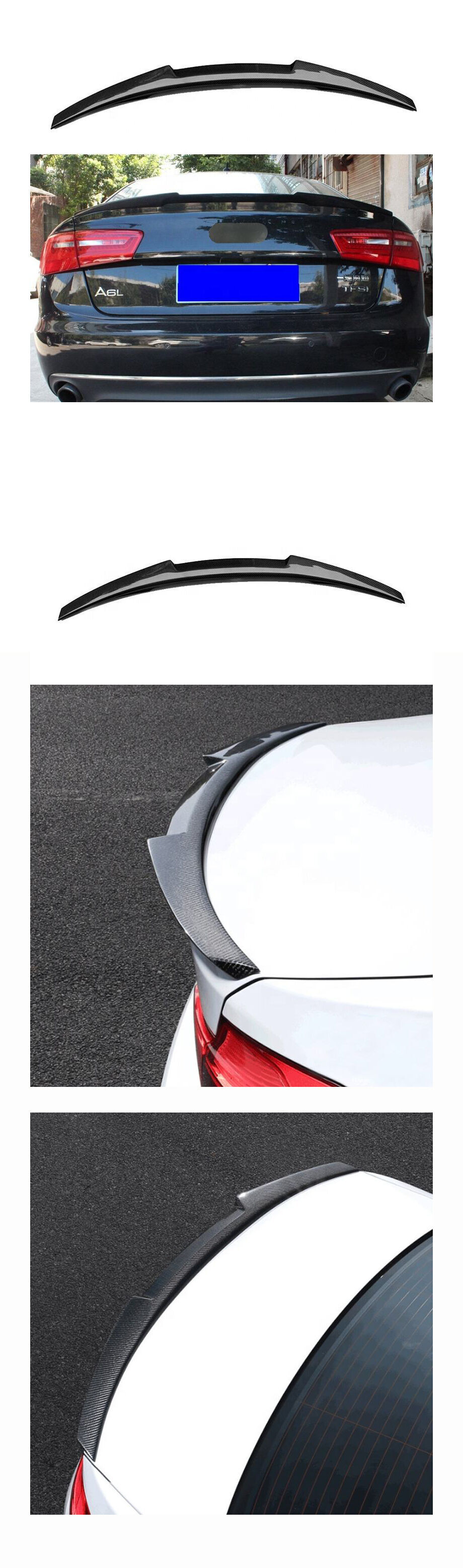Hot Sales Carbon Fiber M4 Style Car Spoiler For -audi- S6 C7 Or A6 C7 ...