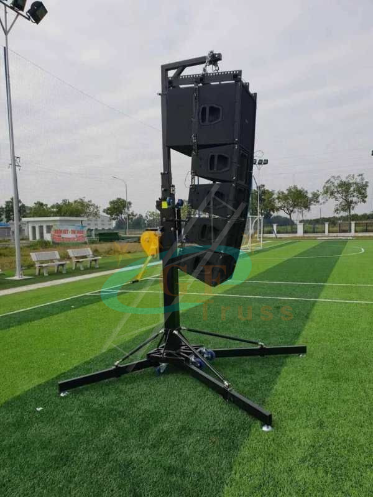 Factory Price 6m Max Height Elevator Line Array Truss Crank Speaker ...