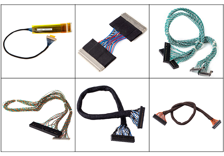 Custom Lcd Lvds 10 20 40 41 Pin Cable Utp Lg Lvds Cable Lcd Tv Assembly For Laptop 40 Lcd Panel ...