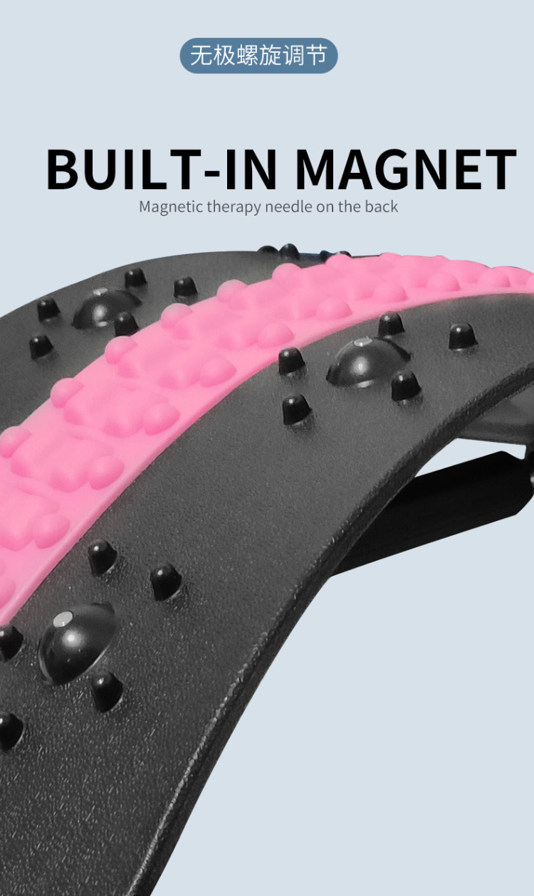 Adjustable Back Cracker Spine Deck Back Stretcher Pain Relief Products ...
