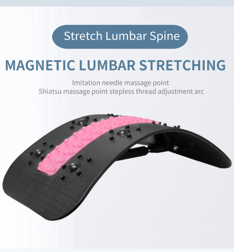 Adjustable Back Cracker Spine Deck Back Stretcher Pain Relief Products ...