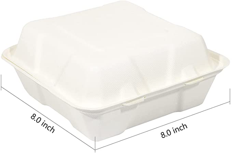 Buy Wholesale China Eco-friendly Bagasse 9x9x3in Natural Sugarcane ...