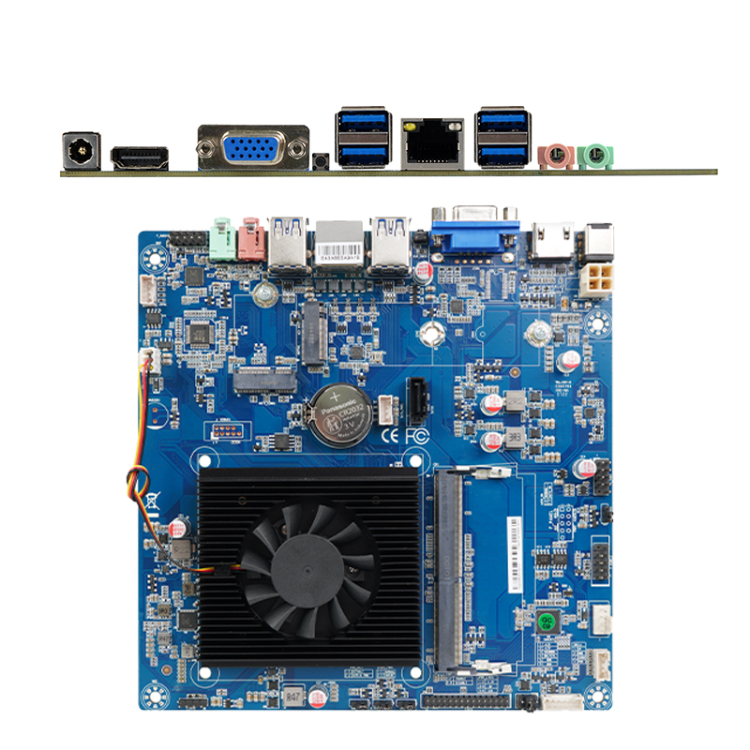Zeroone In-tel Cerelon J4125 Cpu Fanless Mini-itx Motherboard Vga Lvds/edp Low Power Consumption ...