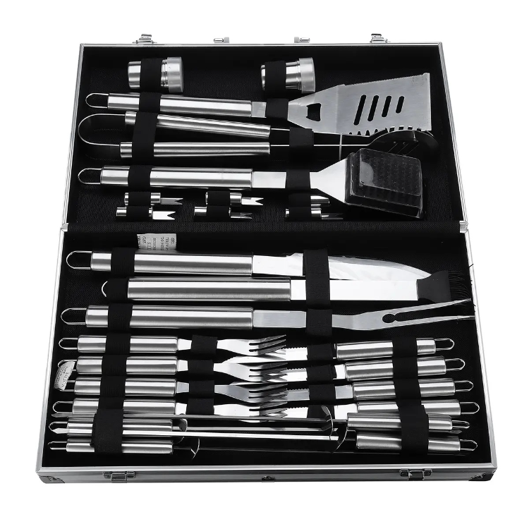 Buy Wholesale China 26pcs Barbecue Tool Set Stainless Steel Stick Fork ...