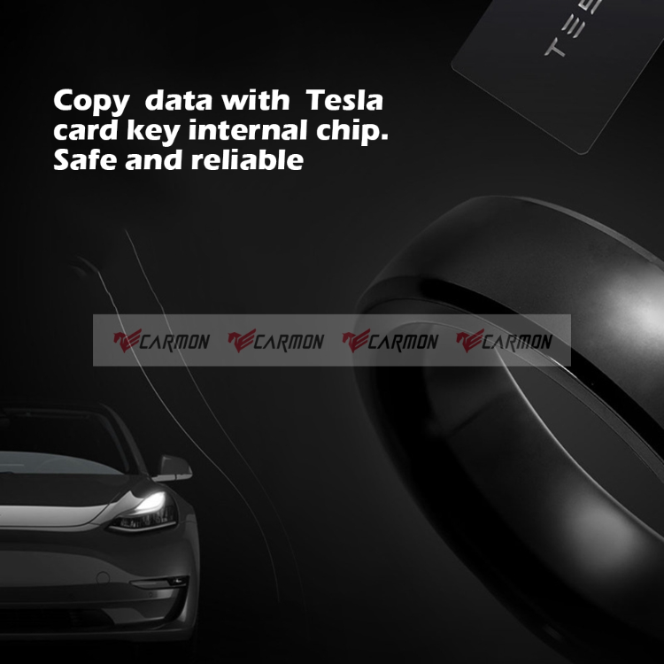 Ceramic Rfid Nfc Smart Ring Smart Ring Key For Tesla Model 3/model Y ...