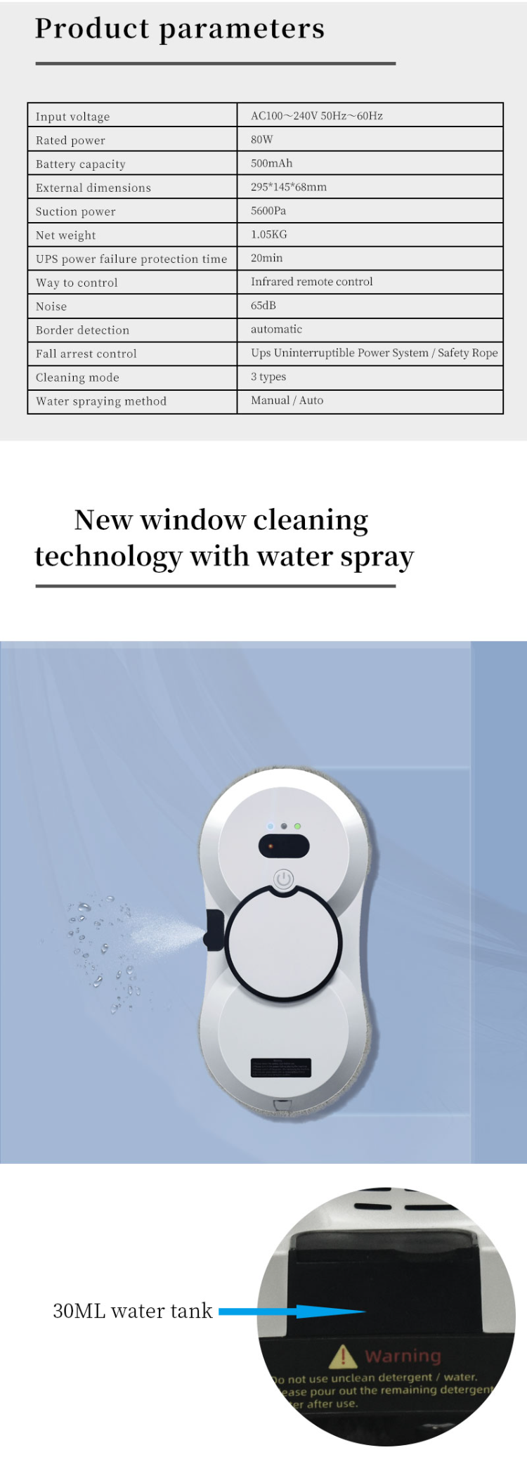 Buy Wholesale China Liecroux Hcr-10 Auto Cleaning Glass Window Cleaner ...